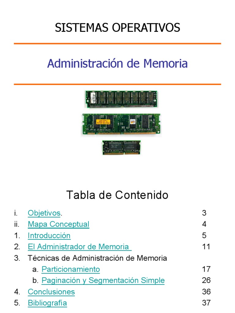 1.administracion de Memoria (Unidad 3) | Descargar gratis PDF | Memoria ...