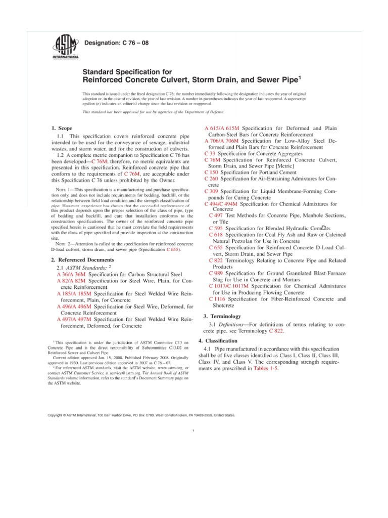 Astm C76 | PDF