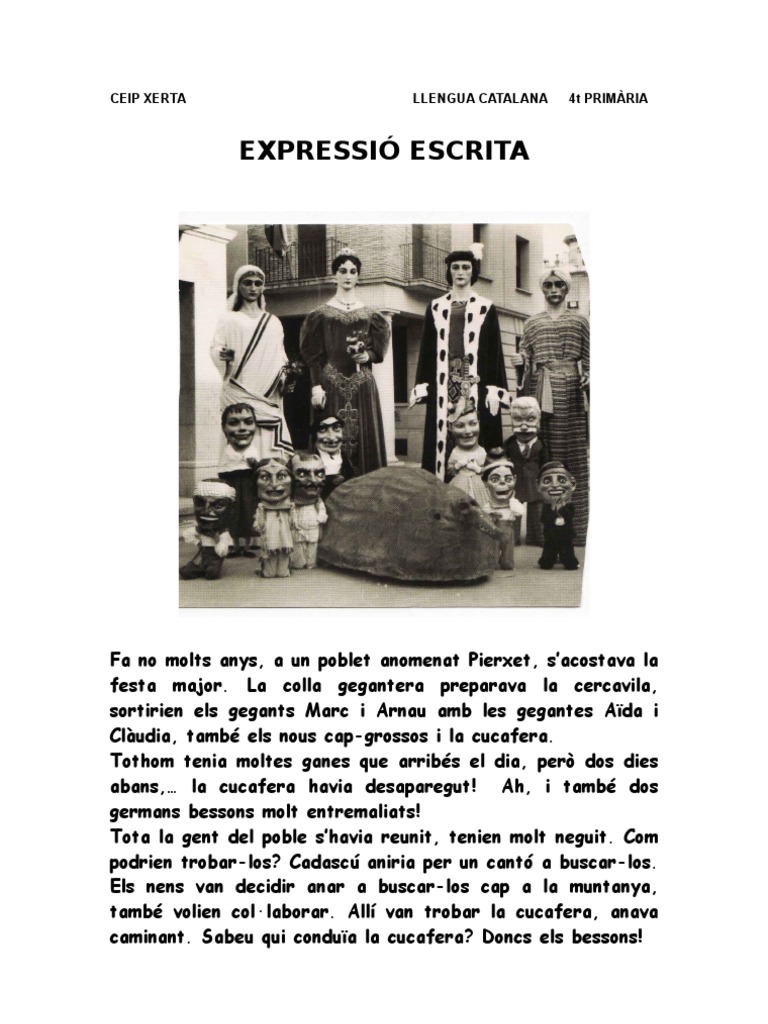 Expressió Escrita | PDF