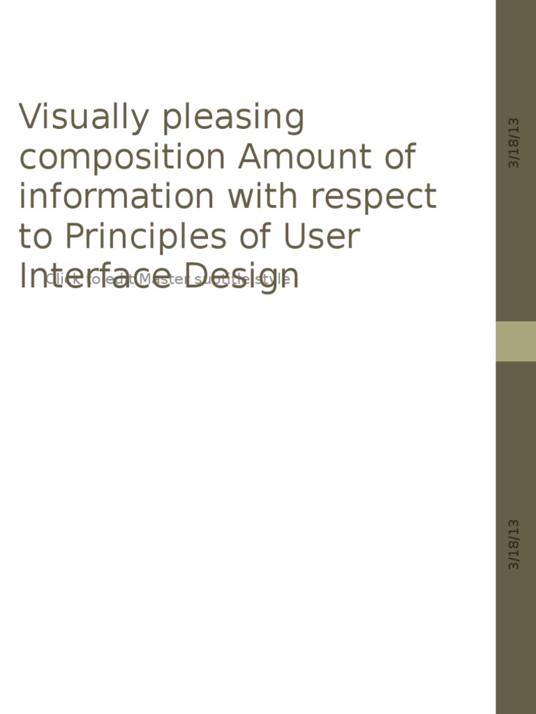 User Interface Basic Principles | PDF | User Interface | Systems Science