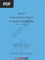 Sample Bdjobs-Amcat Certificate and Report PDF | PDF | Extraversion And Introversion ...