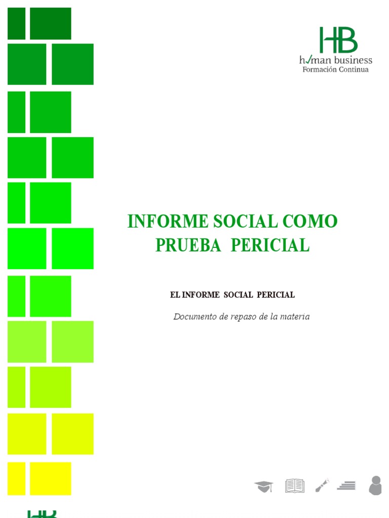01 El Informe Social Pericial | PDF | Testigo experto | Trabajo Social