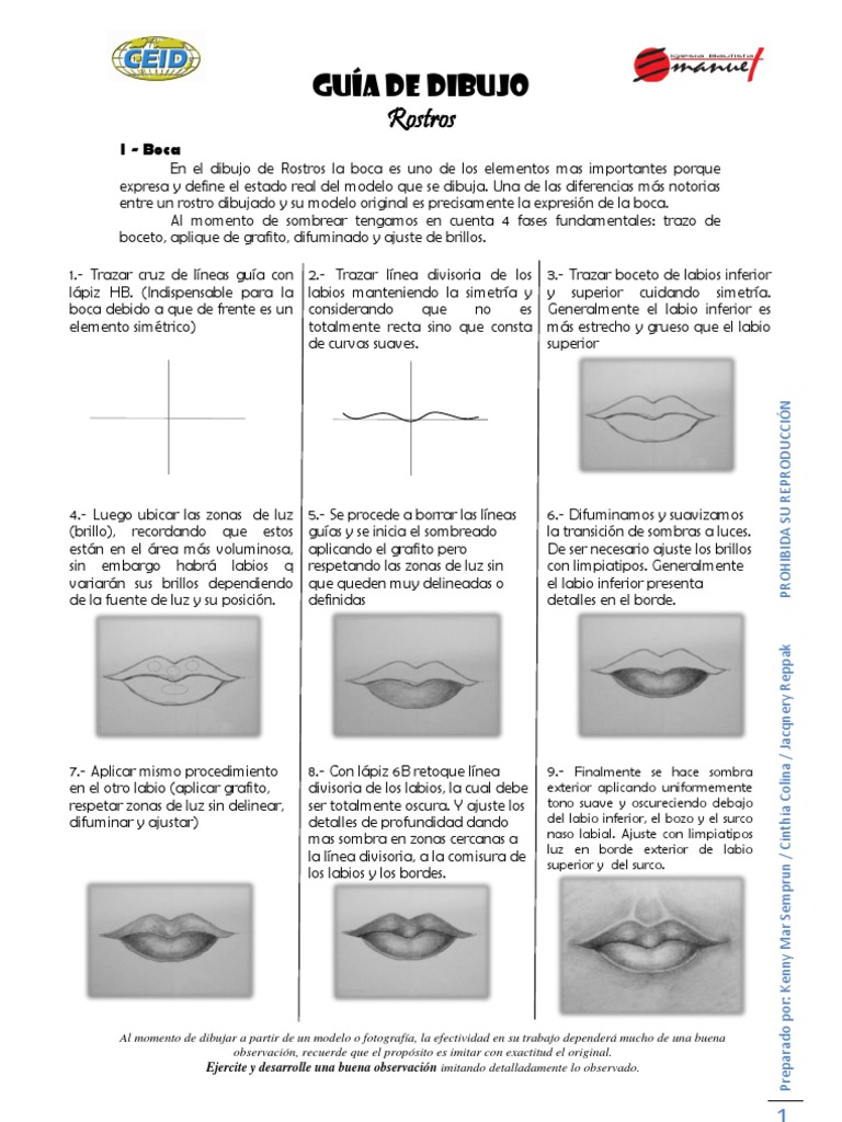 Guía de Dibujo (Completing) | PDF | Lápiz | Sombra