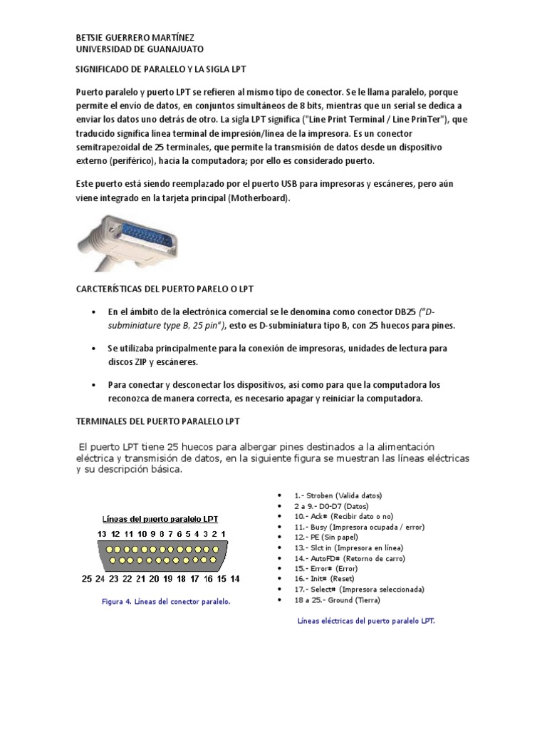 Significado de Paralelo y La Sigla LPT | PDF | Informática