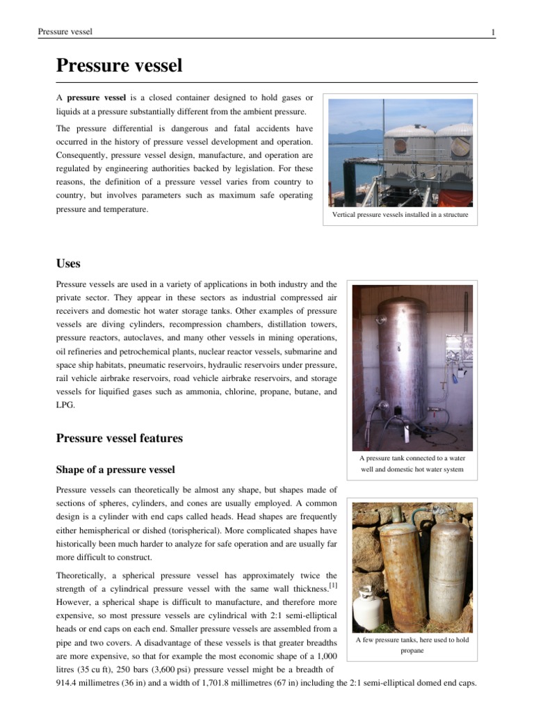 Pressure Vessel Design and Regulation: Understanding the Engineering ...