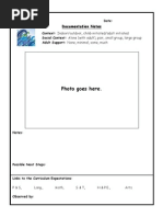 Documentation in Full-Day Kindergarten (FDK) | PDF | Educational ...