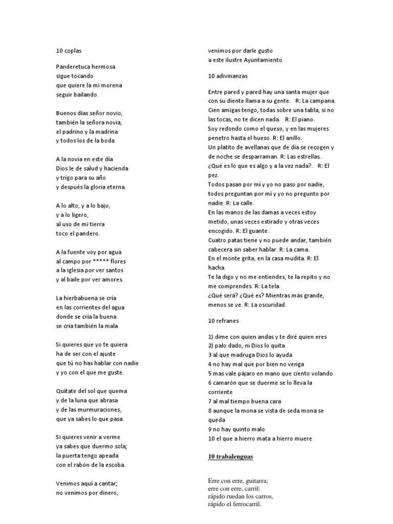 10 coplas