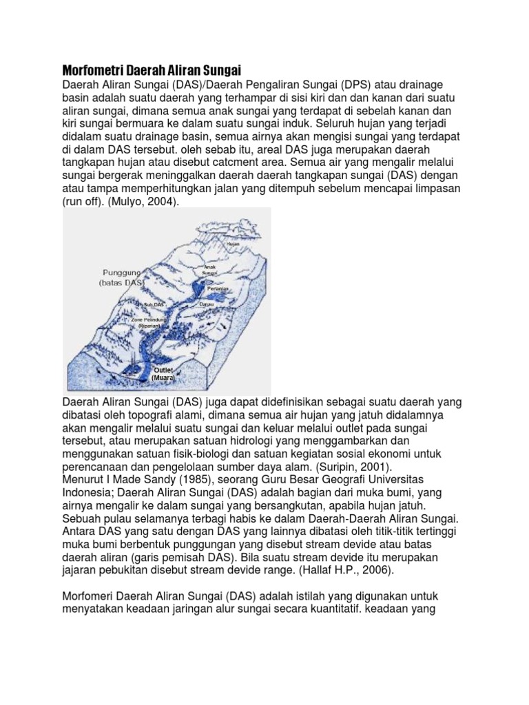Morfometri Daerah Aliran Sungai DAS SADDANG | PDF