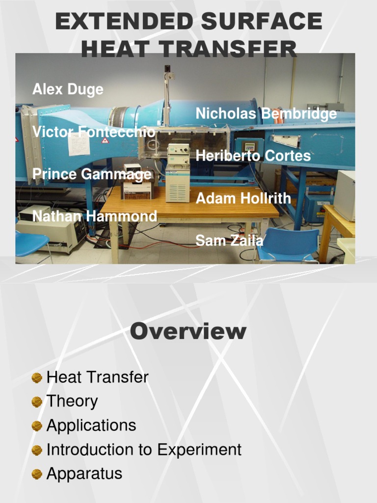 Extended Surface Heat Transfer | PDF | Boundary Layer | Laminar Flow