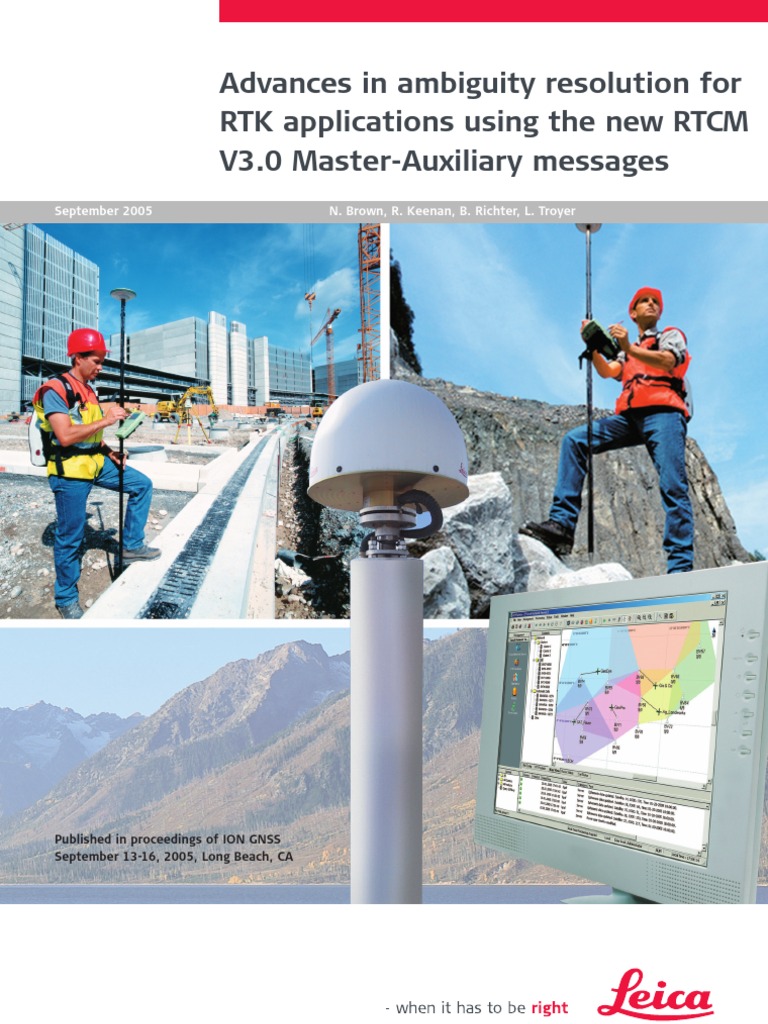Advances in Ambiguity RTK | PDF | Global Positioning System | Accuracy ...