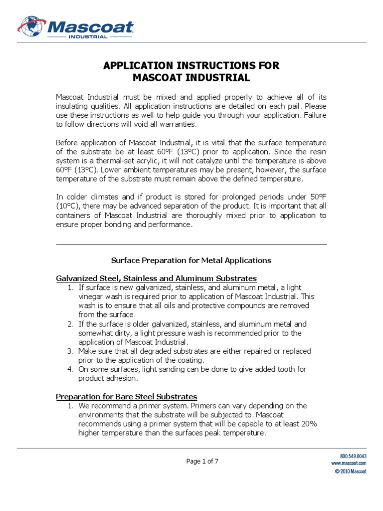 Industrial Coating Application Guide | PDF | Galvanization ...