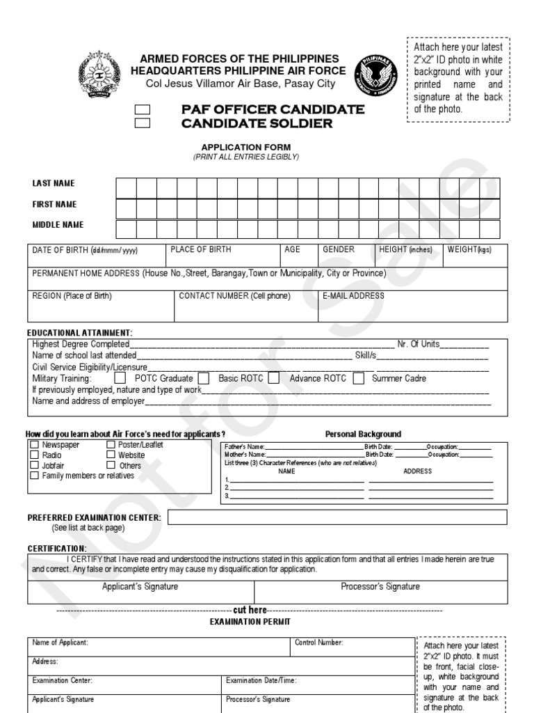 Application Form PAFOC | PDF | Government | Social Institutions