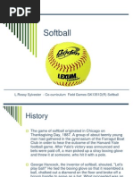Softball Glossary of Terms | PDF | Baseball Field | Pitcher