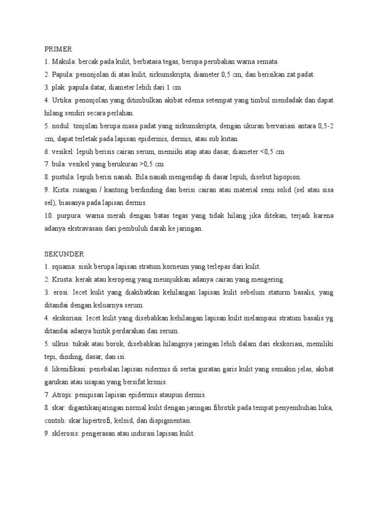Ukk Primer Sekunder | PDF