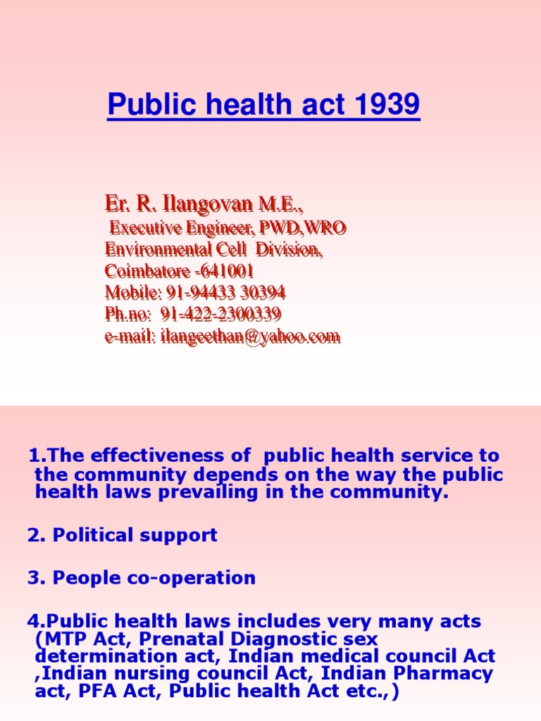 Public Health Act | PDF | Public Health | Prosecutor