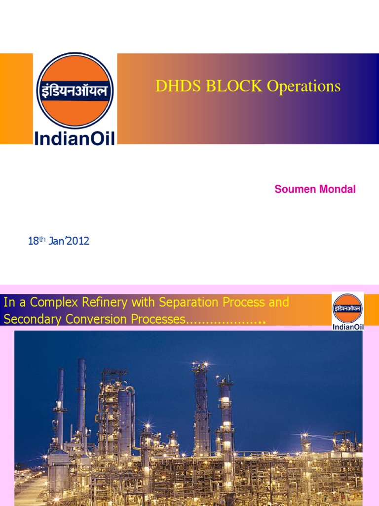 DHDS BLOCK OPERATIONS.pptx | Oil Refinery | Hydrogen
