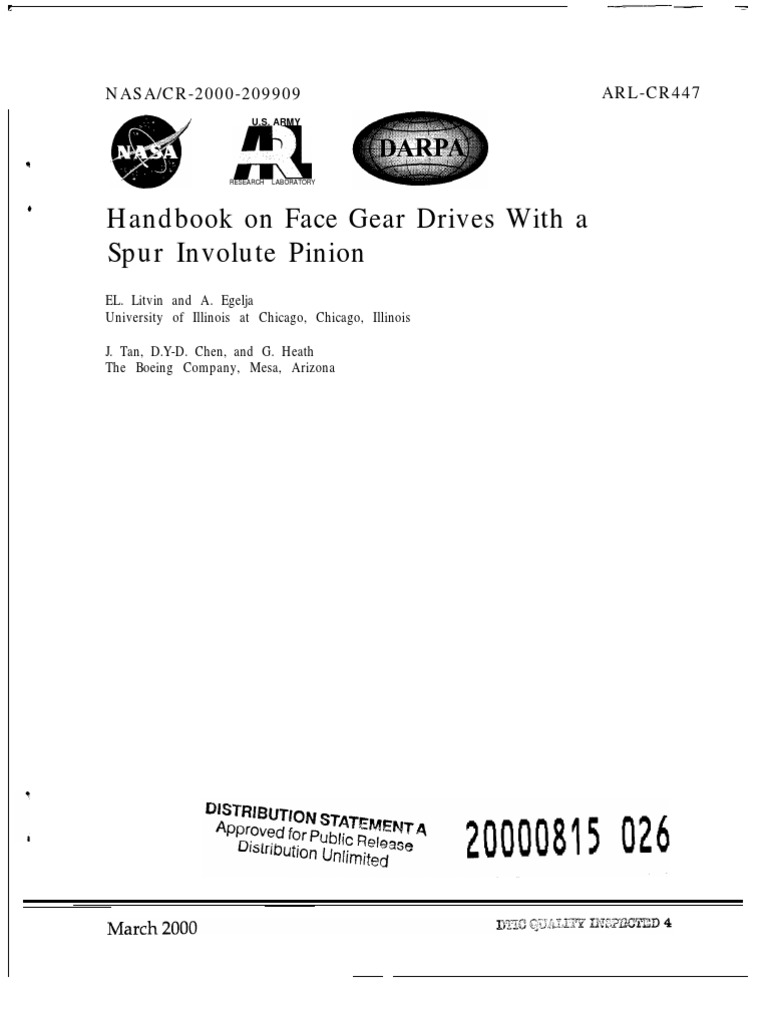 Gear Hand Book | PDF | Gear | Transmission (Mechanics)