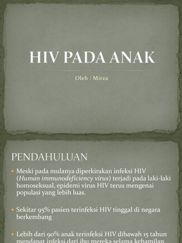 Hiv Pada Anak | PDF