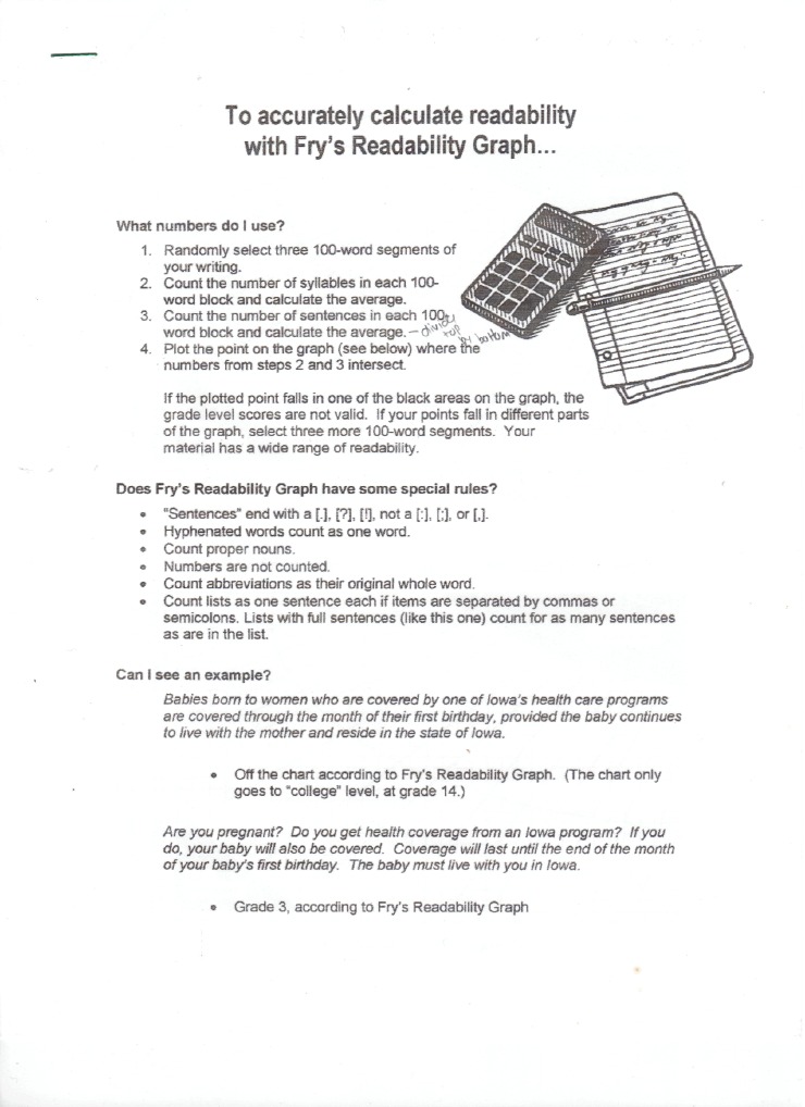 Fry Readability | PDF