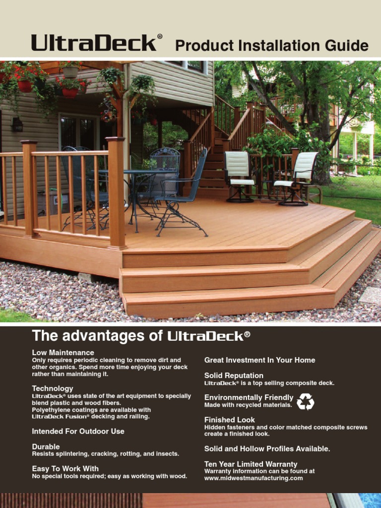 UltraDeck Installation | PDF | Stairs | Drill