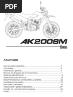 XM180 Akt | PDF | Motocicleta | Gasolina