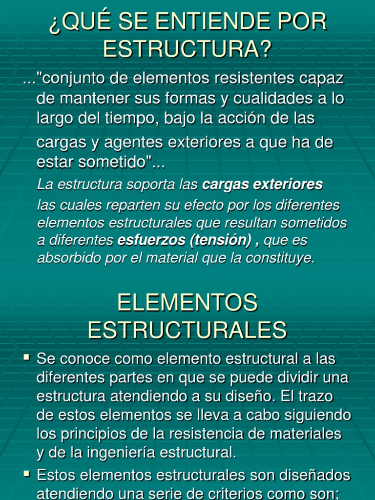 Elementos Estructurales