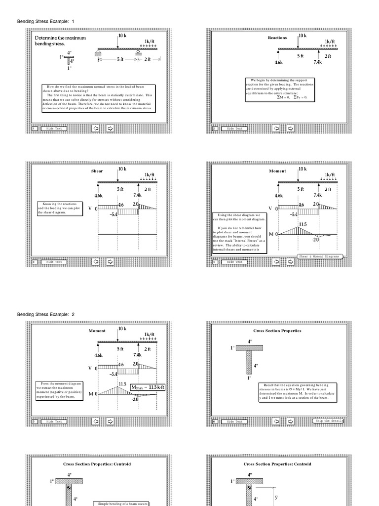 Bending Stress Example | PDF | Bending | Beam (Structure)