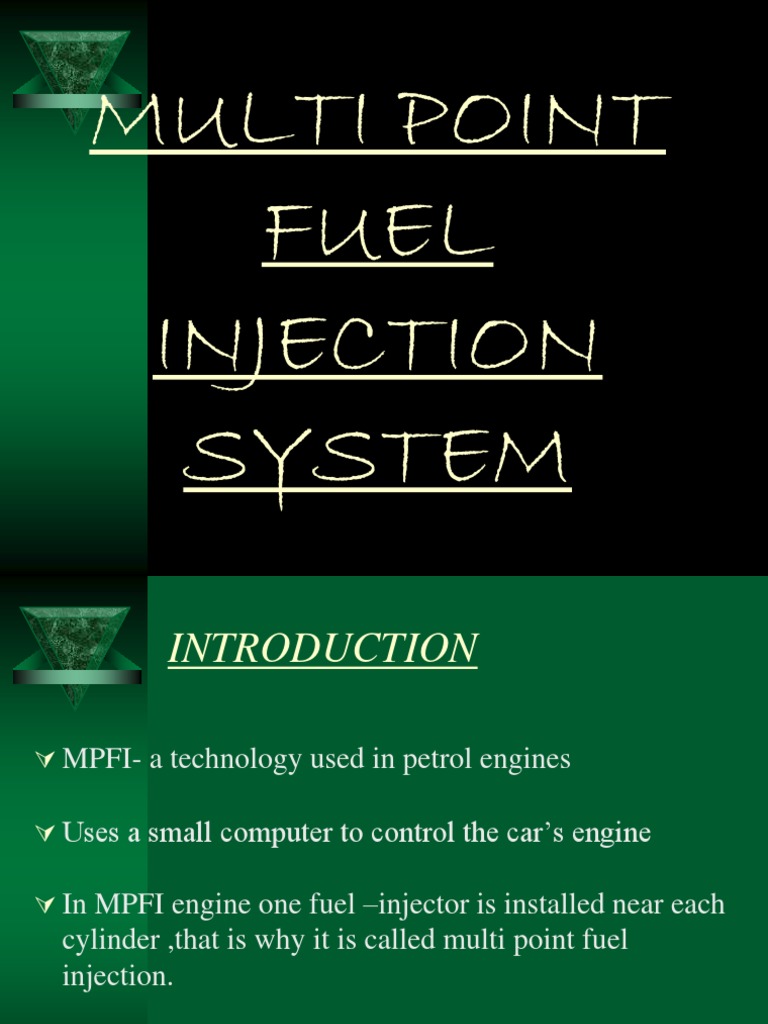 Multi Point Fuel Injection System | PDF | Fuel Injection | Throttle