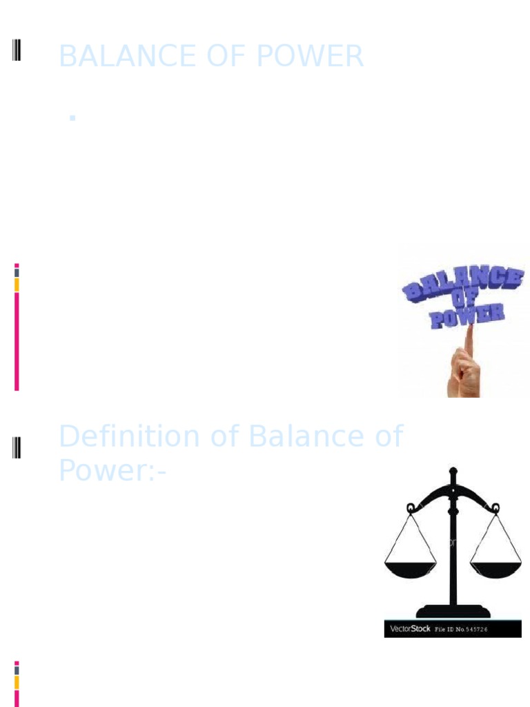 Balance of Power | PDF | Political Theories | Political Science