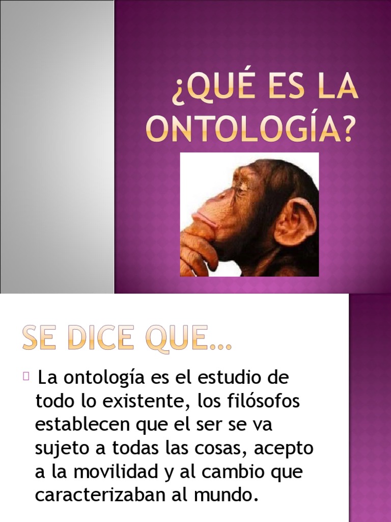 Tema 31 Que Es La Ontologia | PDF | Ontología | Verdad