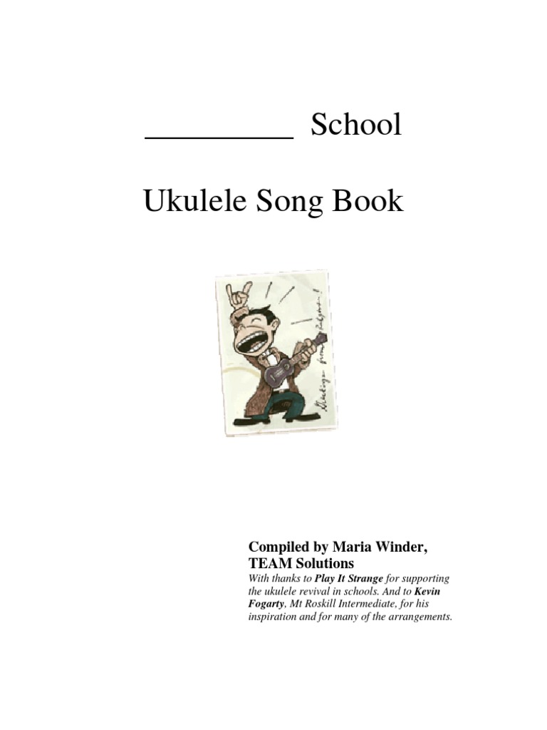 Ukulele Song Book PDF | PDF | String Instruments | Musical Instruments