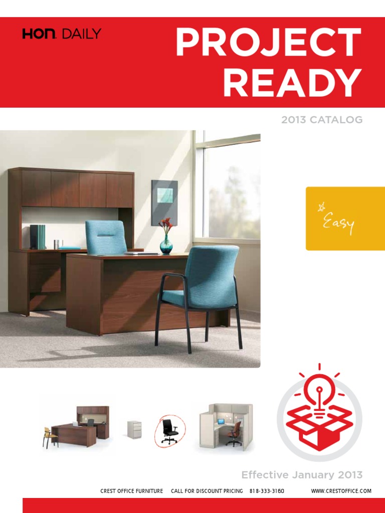 HON Daily Project Ready Catalog | PDF | Chair | Desk
