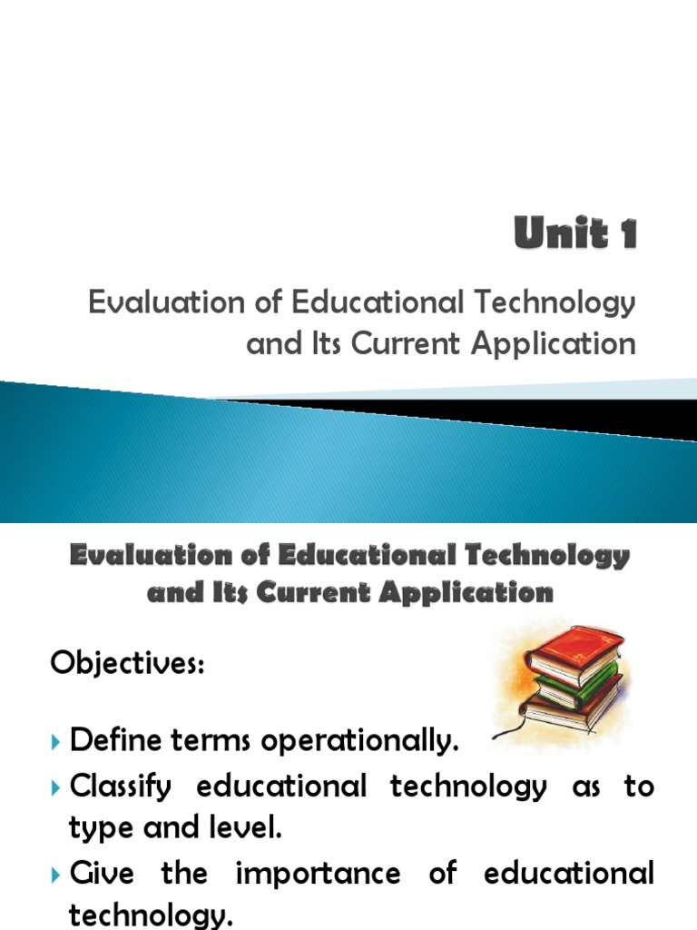 Evaluation of Educational Technologies and Its Current Approaches | PDF ...