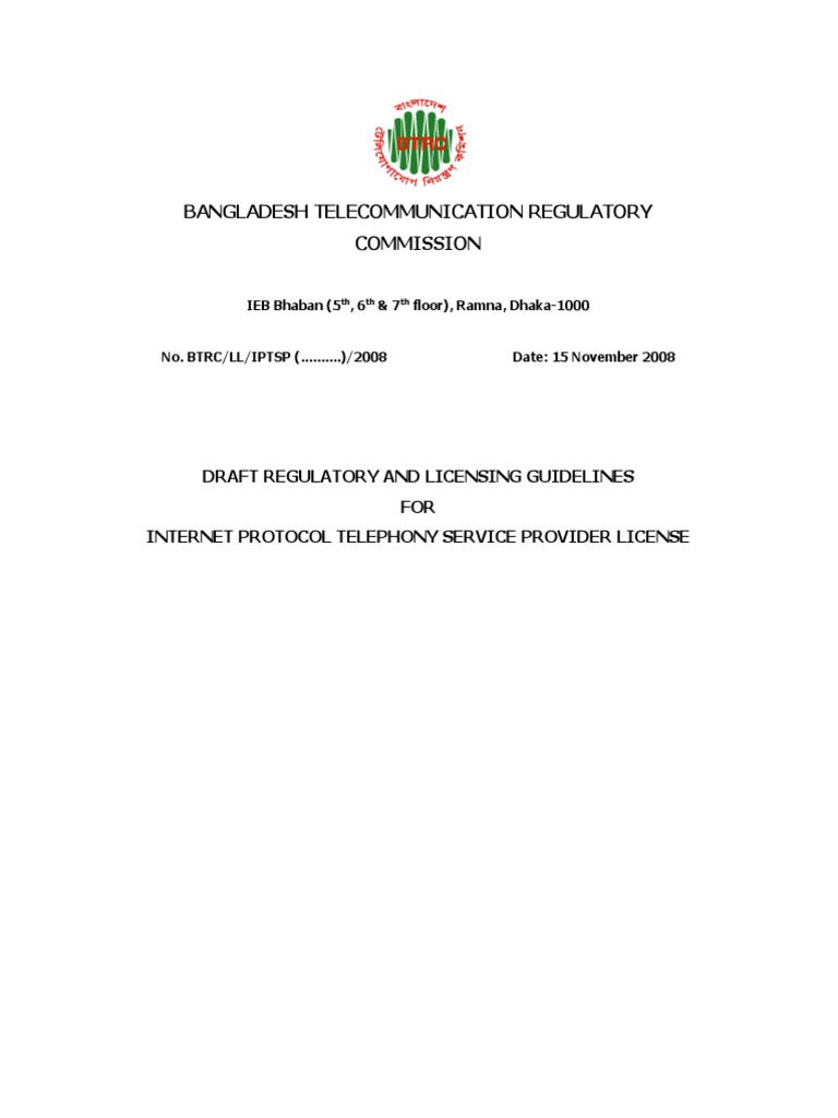 Ip Telephony Guideline 15-11-08 | PDF | Finance & Money Management ...