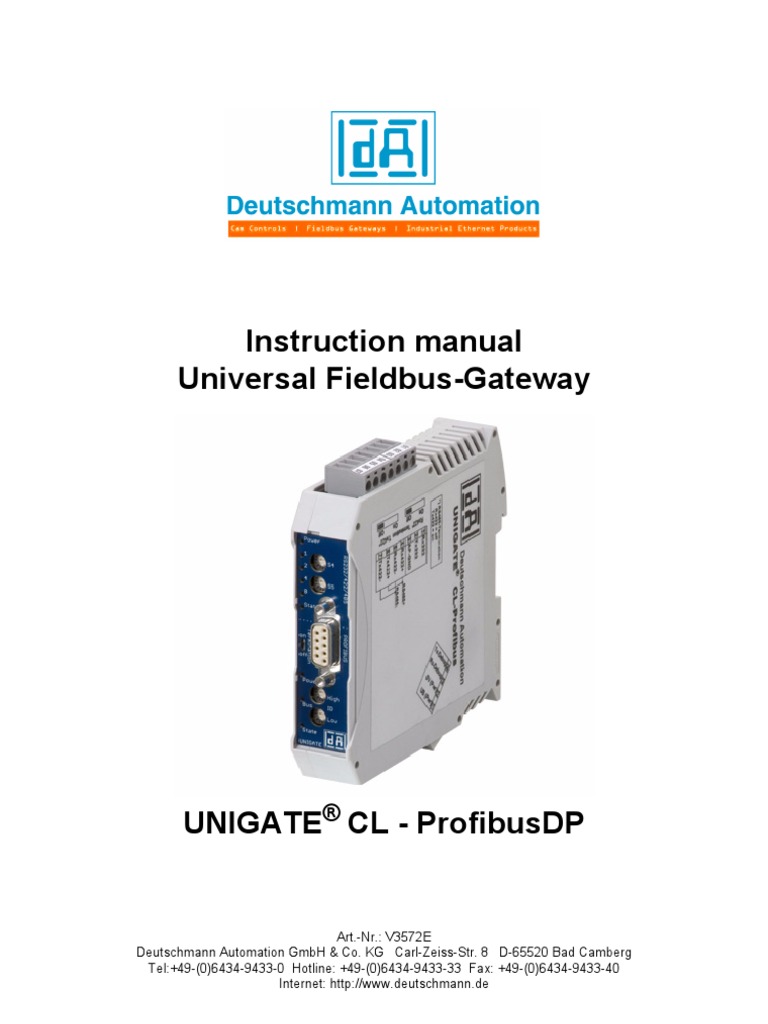 UNIGATE CL-PB - e | PDF | Booting | Osi Model
