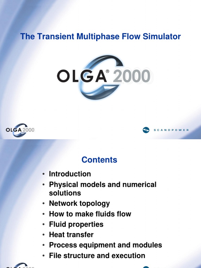 OLGA | PDF | Fluid Dynamics | Gases