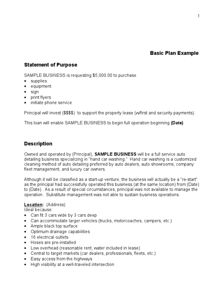 Business Plan Sample | PDF | Car | Pickup Truck