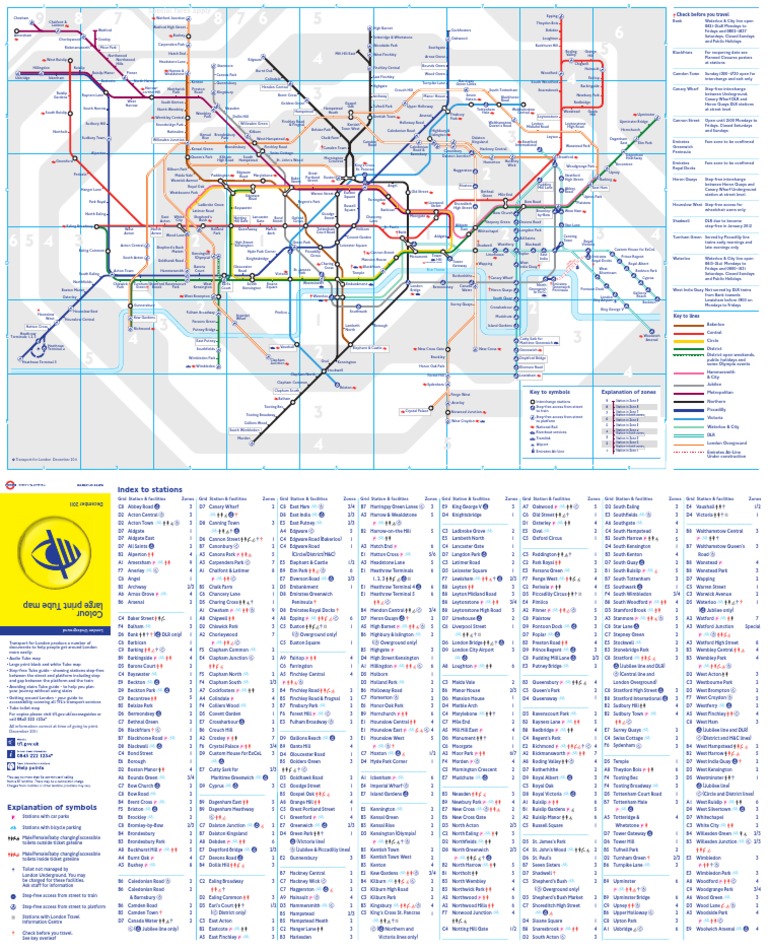Special Fares Apply: Key To Symbols Explanation of Zones | PDF