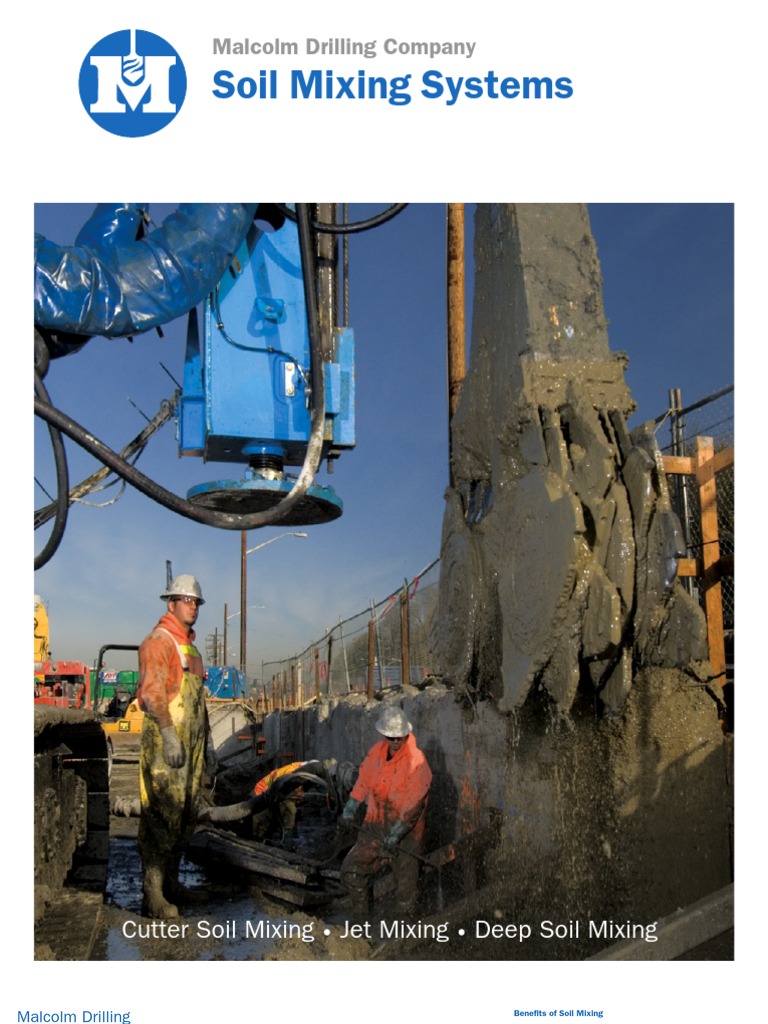 Soil Mixing | PDF | Deep Foundation | Soil