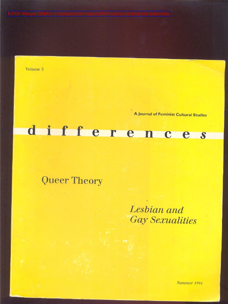 Queer Theory | PDF