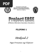 FILIPINO Test Paper | PDF