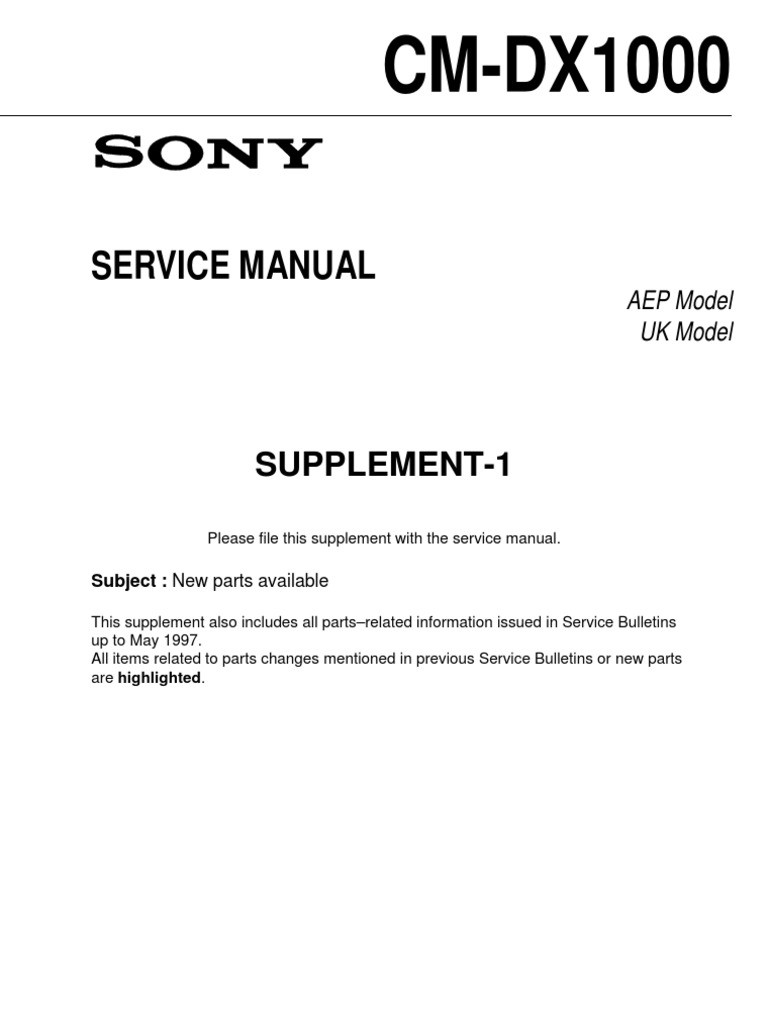 Celular Sony CM-DX1000 PDF | PDF | Technology & Engineering