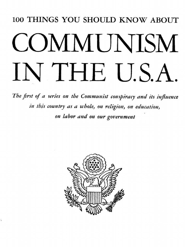 100 Things You Should Know About Communism in The USA | PDF | Treason ...