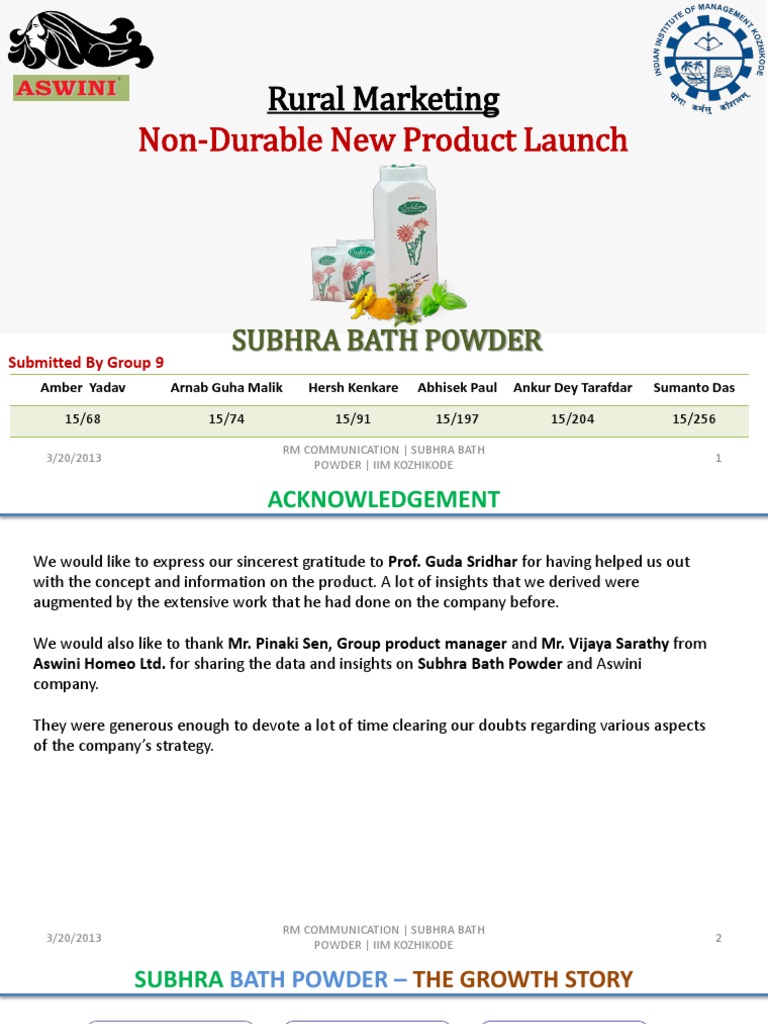 Subhra Bath Powder: Herbal Benefits Explained | PDF | Advertising ...