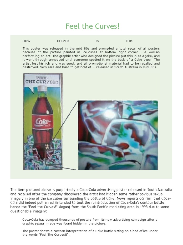 Subliminal Messages In Advertising Coke