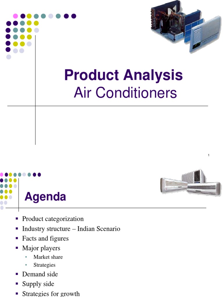 Air Conditioners - Product Analysis | PDF | Brand | Air Conditioning