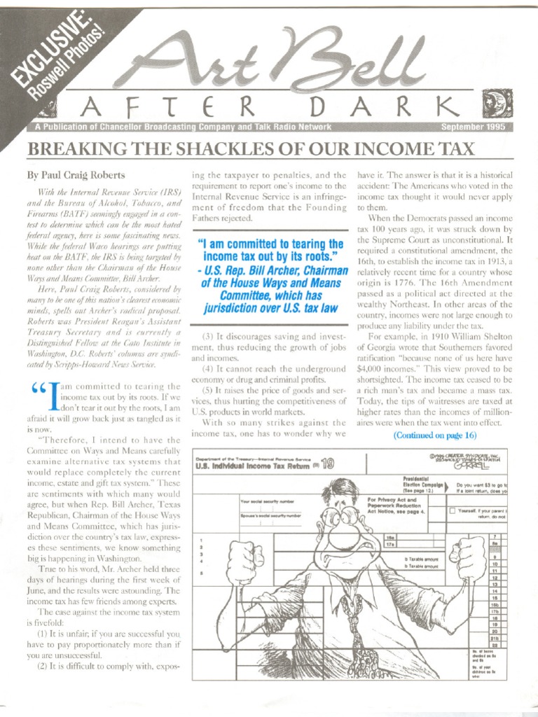 Art Bell After Dark Newsletter 1995-09 - September | PDF | Bill Clinton ...
