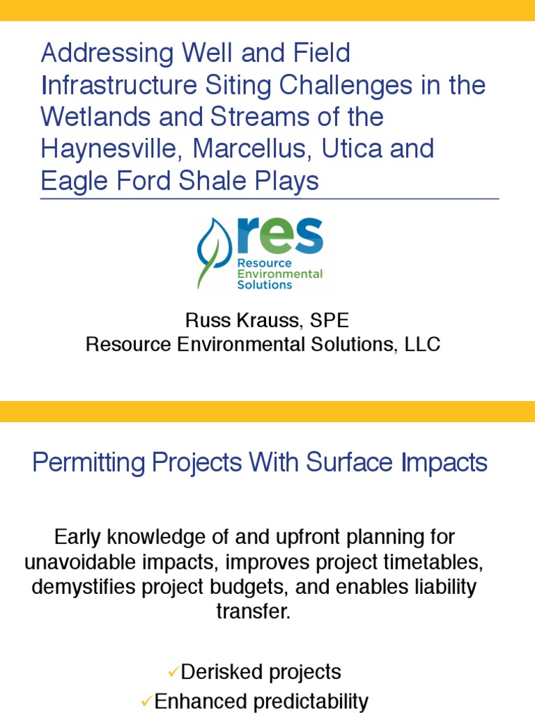 Addressing Well and Field Infrastructure Siting Challenges in The ...