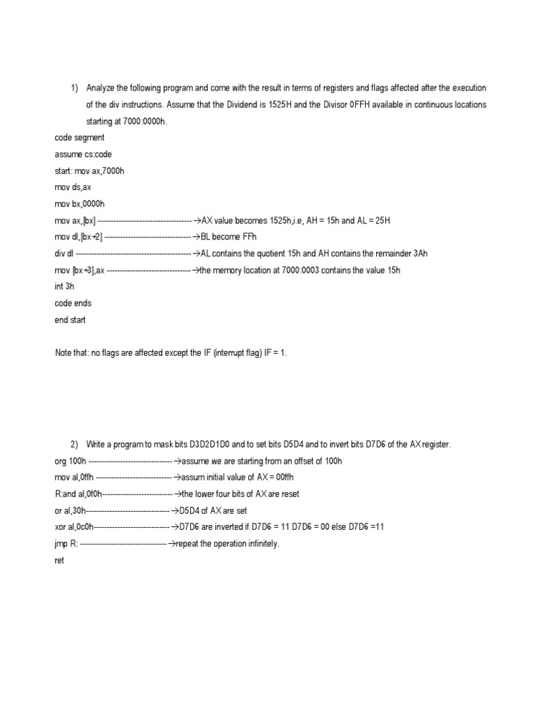 Assignment 1 Pdf Integer Computer Science Areas Of Computer Science 7107