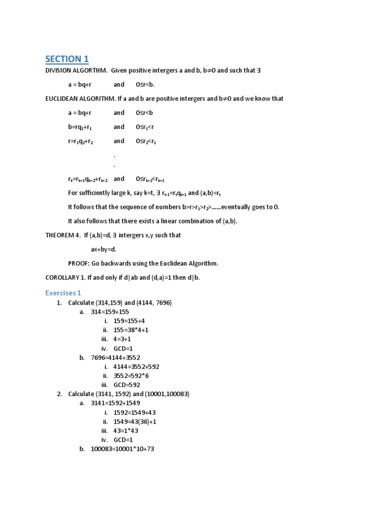 Number Theory Elementary | PDF | Prime Number | Equations